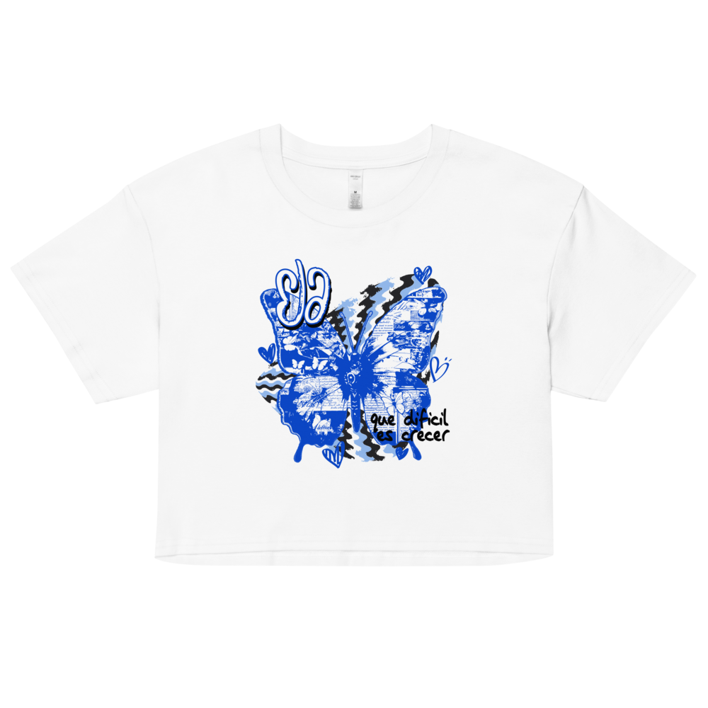 Crecer White Crop Top Ela Taubert Store